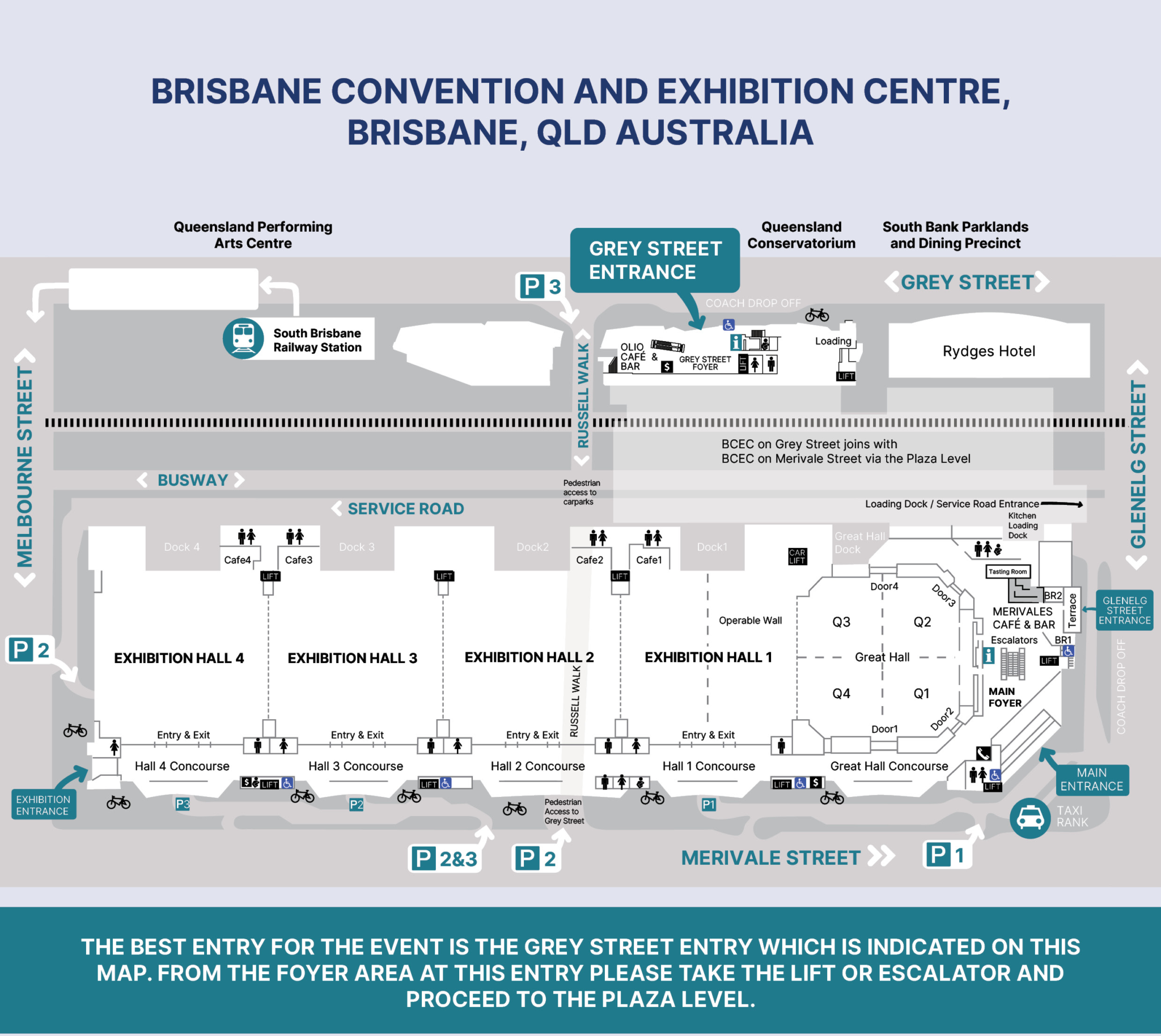 BCEC Venue and Directions : Australasian Division of the IAP